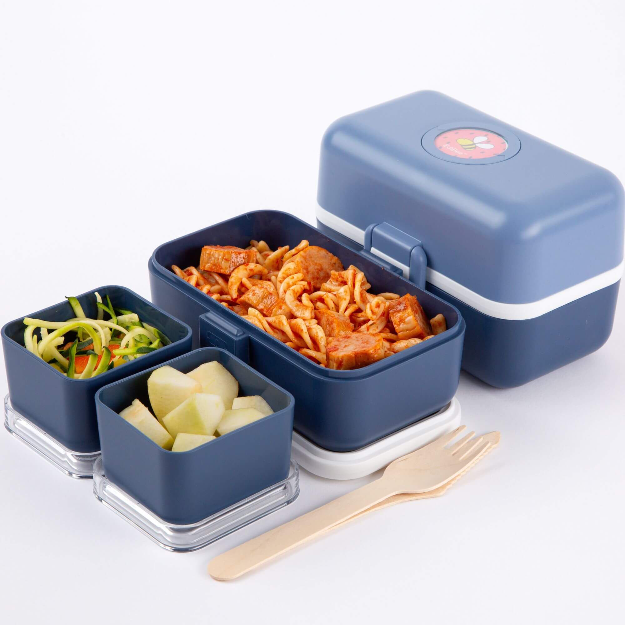 Kids Blue Infinity Bento Lunch box - EdiBee Food Covers